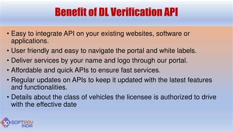 Ppt Softpay Driving License Verification Api Provider Powerpoint Presentation Id 12128038