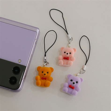 미니 곰돌이 키링 열쇠고리 곰 자동차 키링 에이블리