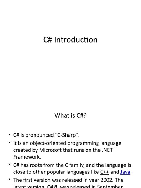 C Sharp Pdf C Sharp Programming Language Integer Computer Science