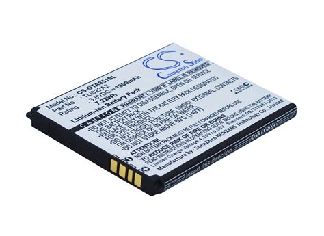 Аккумулятор Alcatel One Touch Sonic, OT-A851L TLi022A2