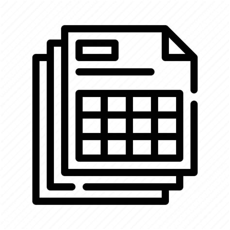 Data Sheet Table Spreadsheet Management Icon Download On Iconfinder
