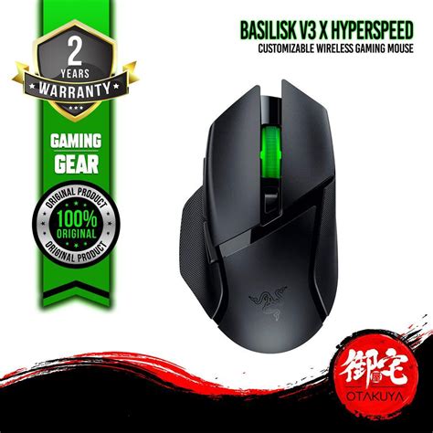 Razer Basilisk V X Hyperspeed Customizable Wireless Gaming Mouse With Rgb Lighting Shopee