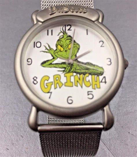 Grinch Wristwatch Authentic Dr Seuss Tick Tocking Time Ticker 1881289574