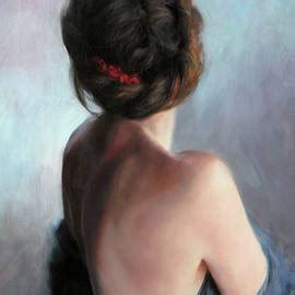 Nude On Red Painting By Anna Rose Bain Fine Art America