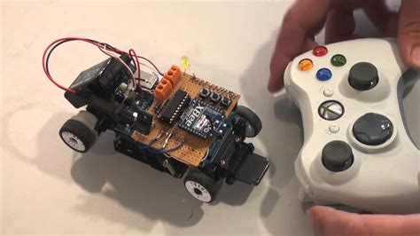 Robot Remote Command Test Xbox Laptop Xbee Arduino Youtube