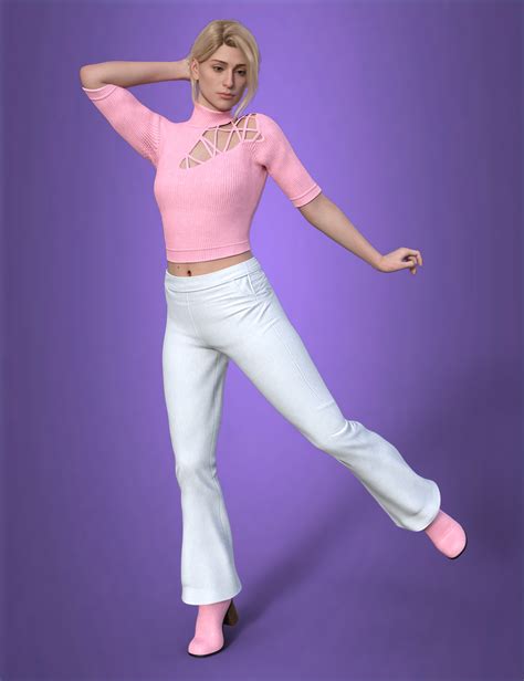 Dforce Tight Sweater Outfit For Genesis 9 Daz 3d