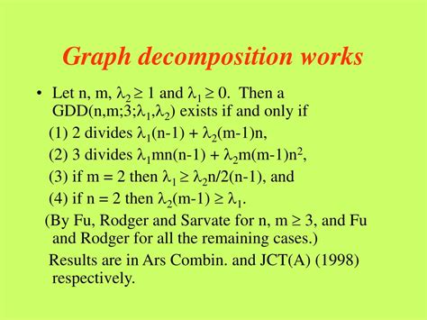 PPT Graph Decomposition And Combinatorics Applications And Insights PowerPoint Presentation