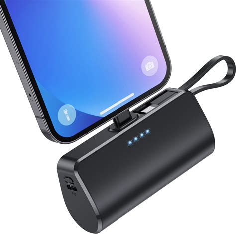 Amazon Com Runsy Mini Portable Charger Mah Power Bank Battery Pack With A Plug For Iphone