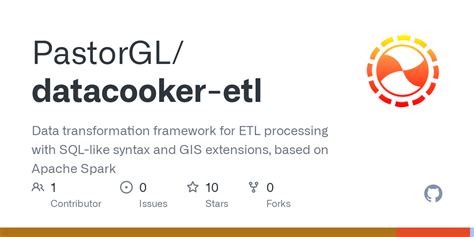 Github Pastorgldatacooker Etl Data Transformation Framework For Etl