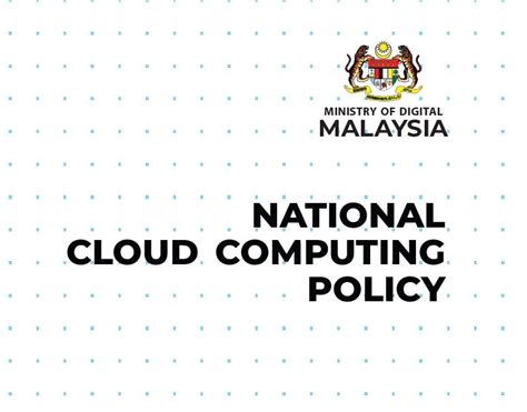 Ive Glanced Thru Ministry Of Digitals National Cloud Computing Policy