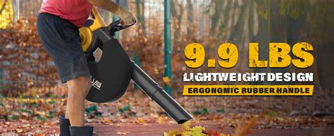 Cordless Leaf Blower And Vacuum 3 In 1 Leaf Vacuum Mulcher