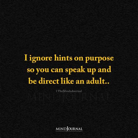 I Ignore Hints On Purpose So You Can