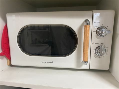 쿠첸 전자레인지 원목손잡이💛예뻐요 당근 중고거래