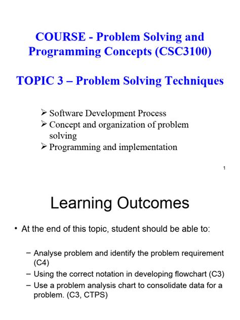 topic3 problem solving techniques pdf computer programming compiler