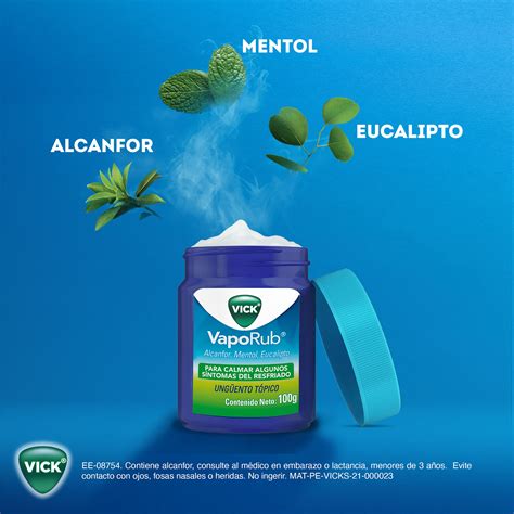Comprar Ungüento Vick Vaporub Para Calmar Algunos Síntomas Del