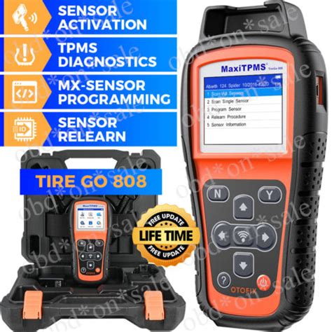 Otofix Tirego 808 Tpms Diagnostic Scanner Tool Tire Pressure Sensor Programming Ebay Australia