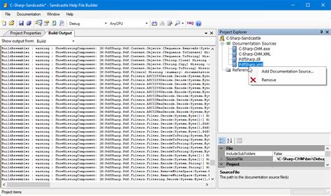Visual Studio How To Ignore The Xml Documentation Files For