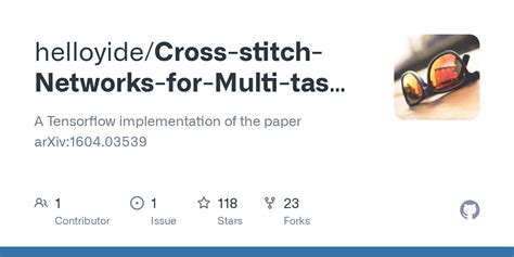 Github Helloyidecross Stitch Networks For Multi Task Learning A Tensorflow Implementation Of