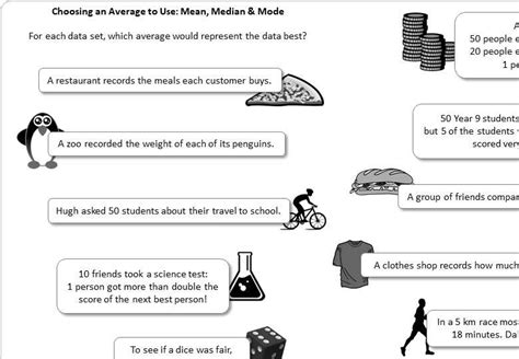 Mean Median Mode Range Worksheets Free Printables Mama Teaches Worksheets Library