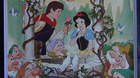 Vintage Walt Disney Snow White Poster 18 X 24 0100 23112 Free