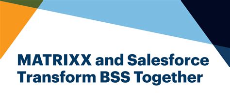 Matrixx And Salesforce Matrixx Software