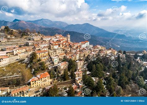 Aerial View Of The Sacro Monte Of Varese Is A Sacred Mount Is A