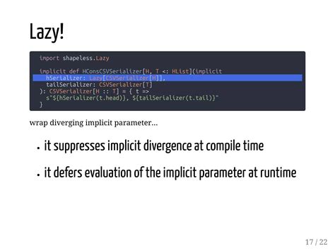 Demystifying Type Class Derivation With Shapeless Ppt