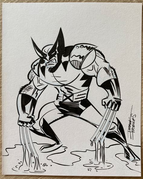 Wolverine 4 X Dessin Original Par Joe Rubinstein Derek Catawiki