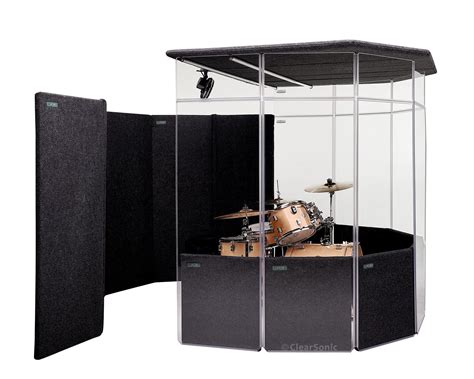 Isopac And Megapac Isolation Booths For Drums Vocals Horns And More Clearsonic