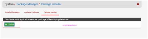 How To Install Tailscale Client On Pfsense Computingforgeeks