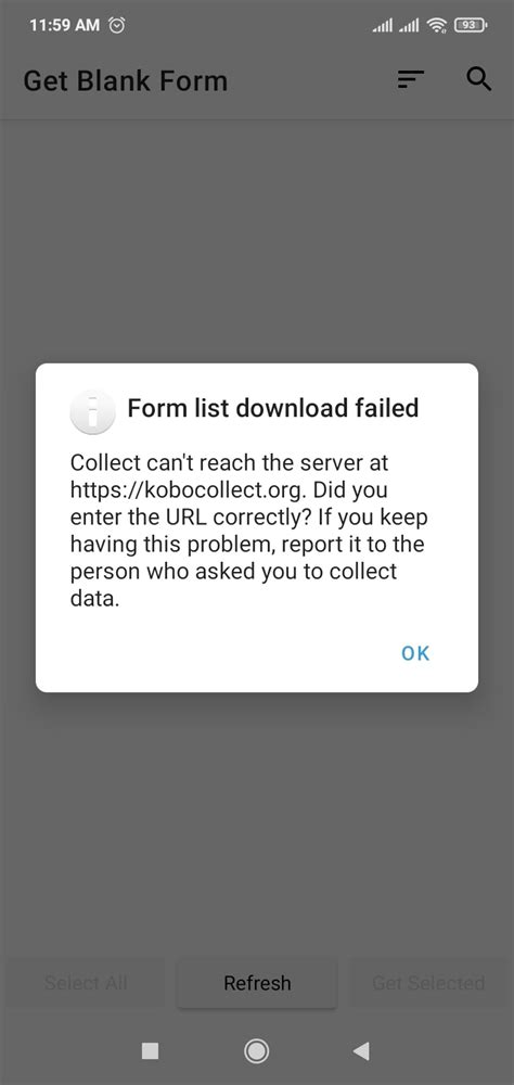Cant Connect Kobocollect Android App With The Server 30 By Bharatischolar Data Collection