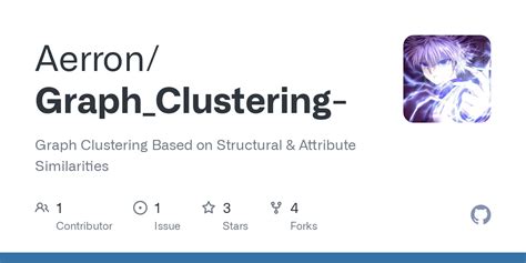github aerron graph clustering graph clustering based on structural and attribute similarities