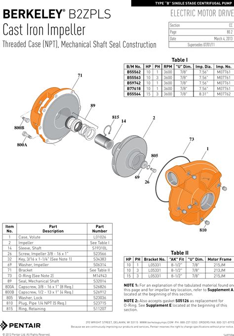 548307 1 Berkeley B2zpls Replacement List