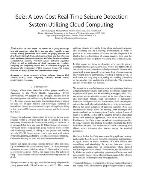 Pdf Iseiz A Low Cost Real Time Seizure Detection System Has