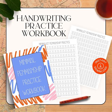 Handwriting Practice Worksheet For Adults Lettering Neat Adult