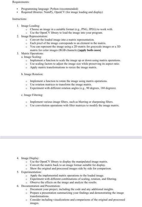 Solved Requirements Programming Language Python Chegg