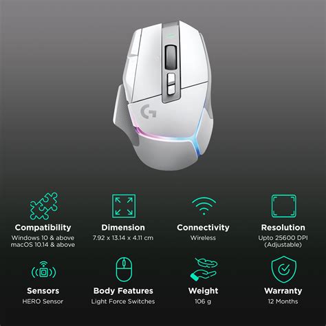 Buy Logitech G X Plus Rechargeable Wireless Optical Gaming Mouse DPI Adjustable Dual