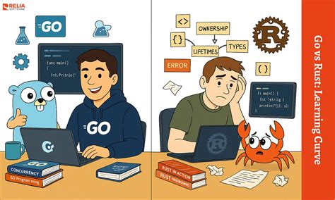 Rust Vs Go Comparison Performance Popularity And More Relia Software