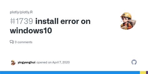 Install Error On Windows Issue Plotly Plotly R GitHub