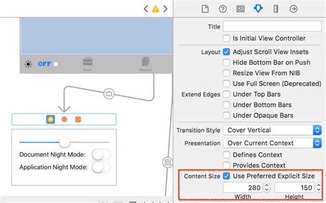 Ios Storyboard How To Popover Not Full Screen Stack Overflow