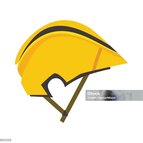 자전거 헬멧 벡터 일러스트 레이 션 보호 착용 충돌 자전거 모자 오토바이 액세서리 사이클링 헬멧에 대한 스톡 벡터 아트 및 기타 이미지 사이클링 헬멧 아이콘 개인
