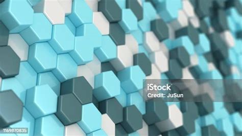 컬러 육각형 세포와 추상적 인 기술 적 배경 벌집 구조의 3d 그림 육각형에 대한 스톡 사진 및 기타 이미지 육각형 패턴 0명 Istock