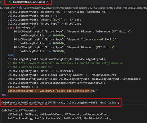Event Request Cu12 Function Calcpmtdiscifadjvat · Issue 7050 · Microsoftalappextensions · Github