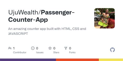 Github Ujuwealthpassenger Counter App An Amazing Counter App Built With Html Css And Javascript