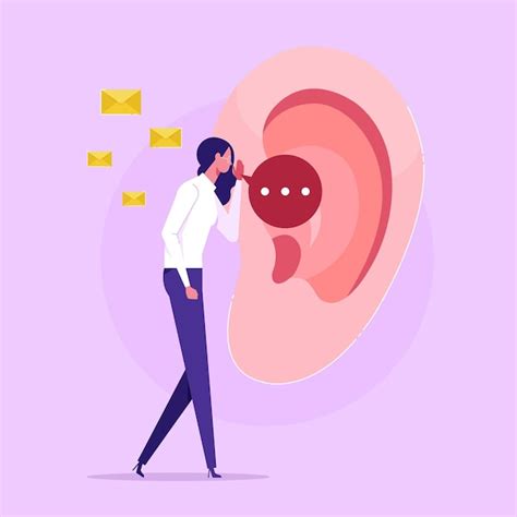 커뮤니케이션 또는 Pr 기업정보 및 미디어 커뮤니케이션을 위한 홍보담당자 프리미엄 벡터