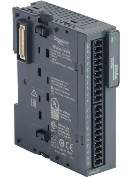 tm3ai4 schneider electric analog input module modicon tm3 24v dc