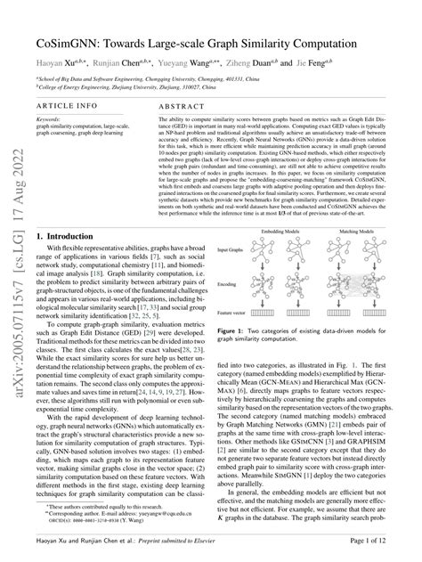 Pdf Cosimgnn Towards Large Scale Graph Similarity Computation