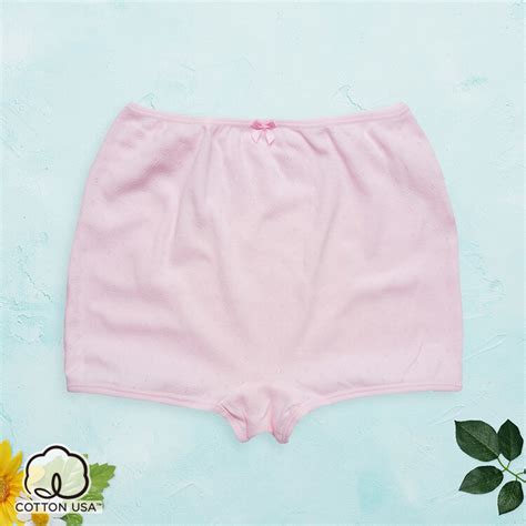 女童純棉洞洞緹花四角褲 粉紅 Annypepe兒童內著