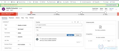Duplicate Lead Detection For Sales Lead Management In Dynamics 365 Crm