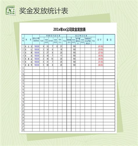 Excel表格 Excel表格高端设计素材 素材中国